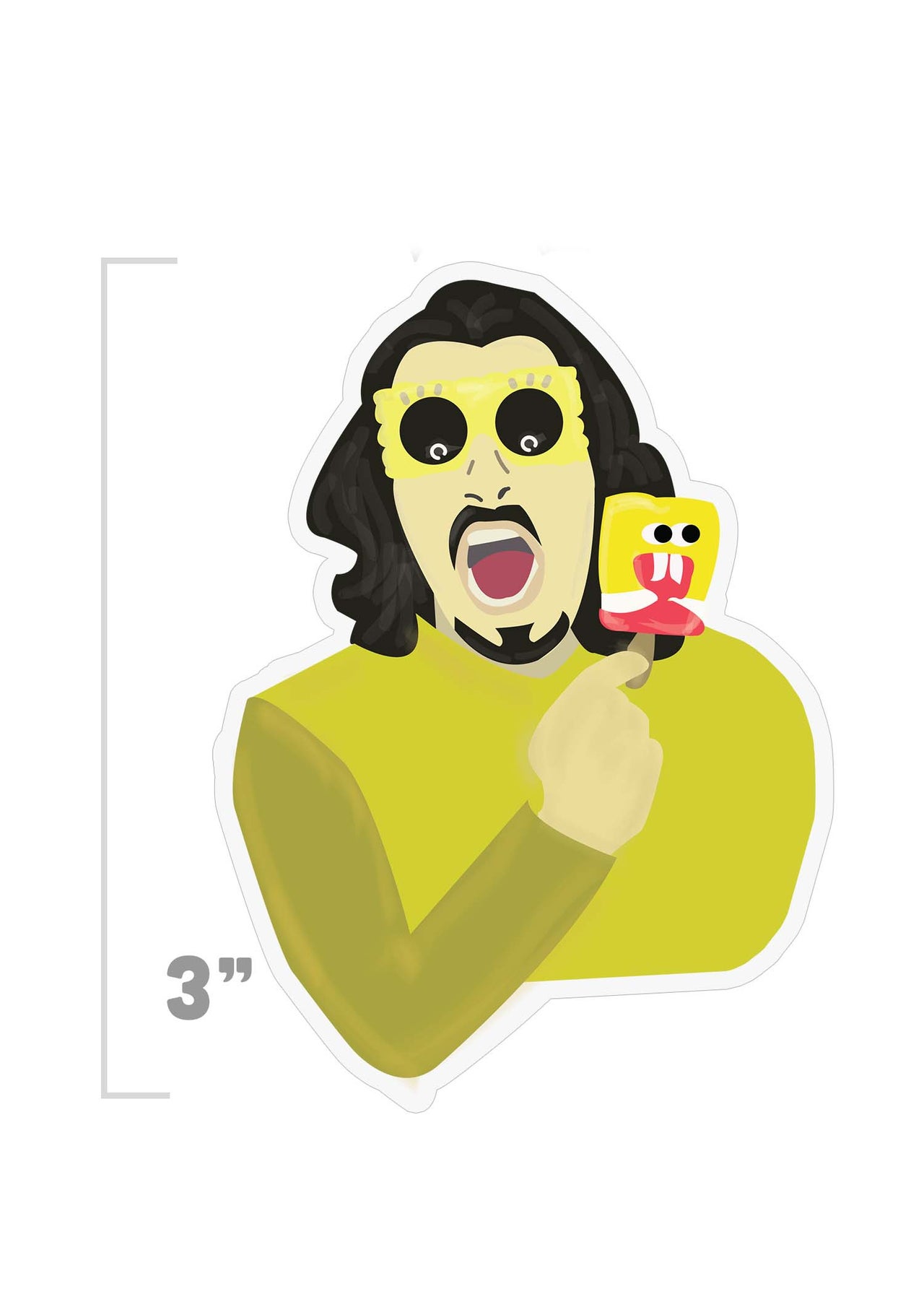 Scream Sticker