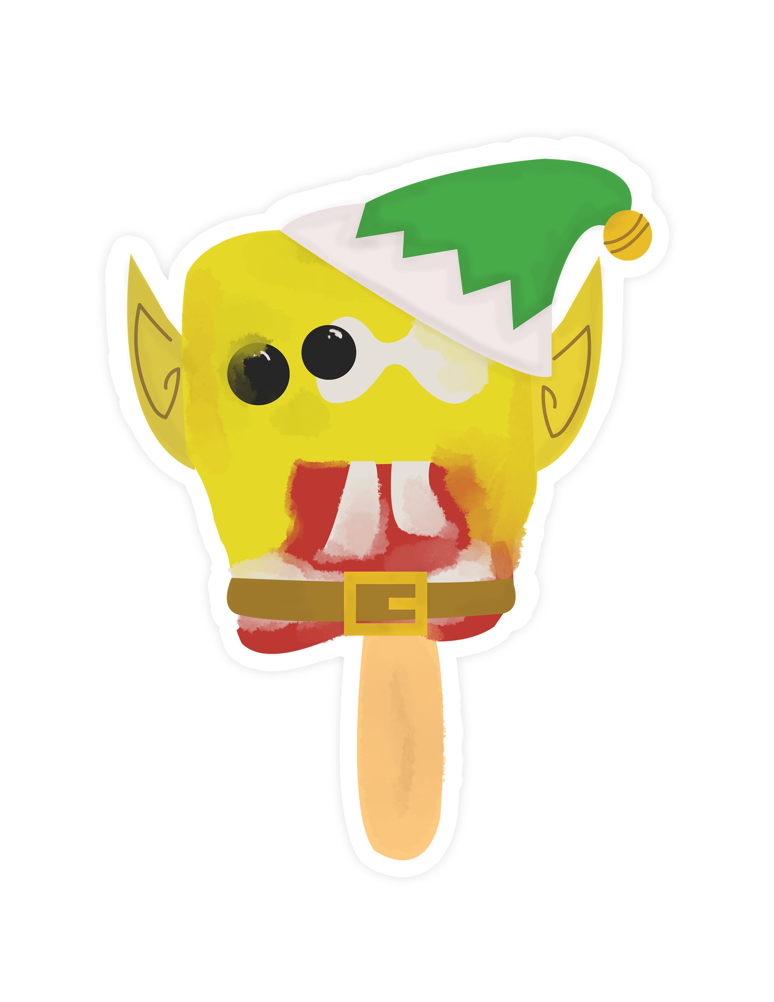 Elf Bob Sticker (Limited Edition!) | BrentTelevision